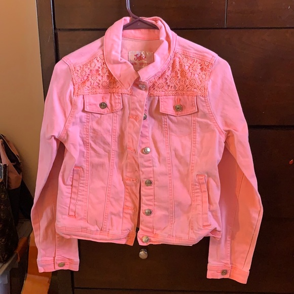 Justice | Jackets & Coats | Justice Pink Jean Jacket | Poshmark